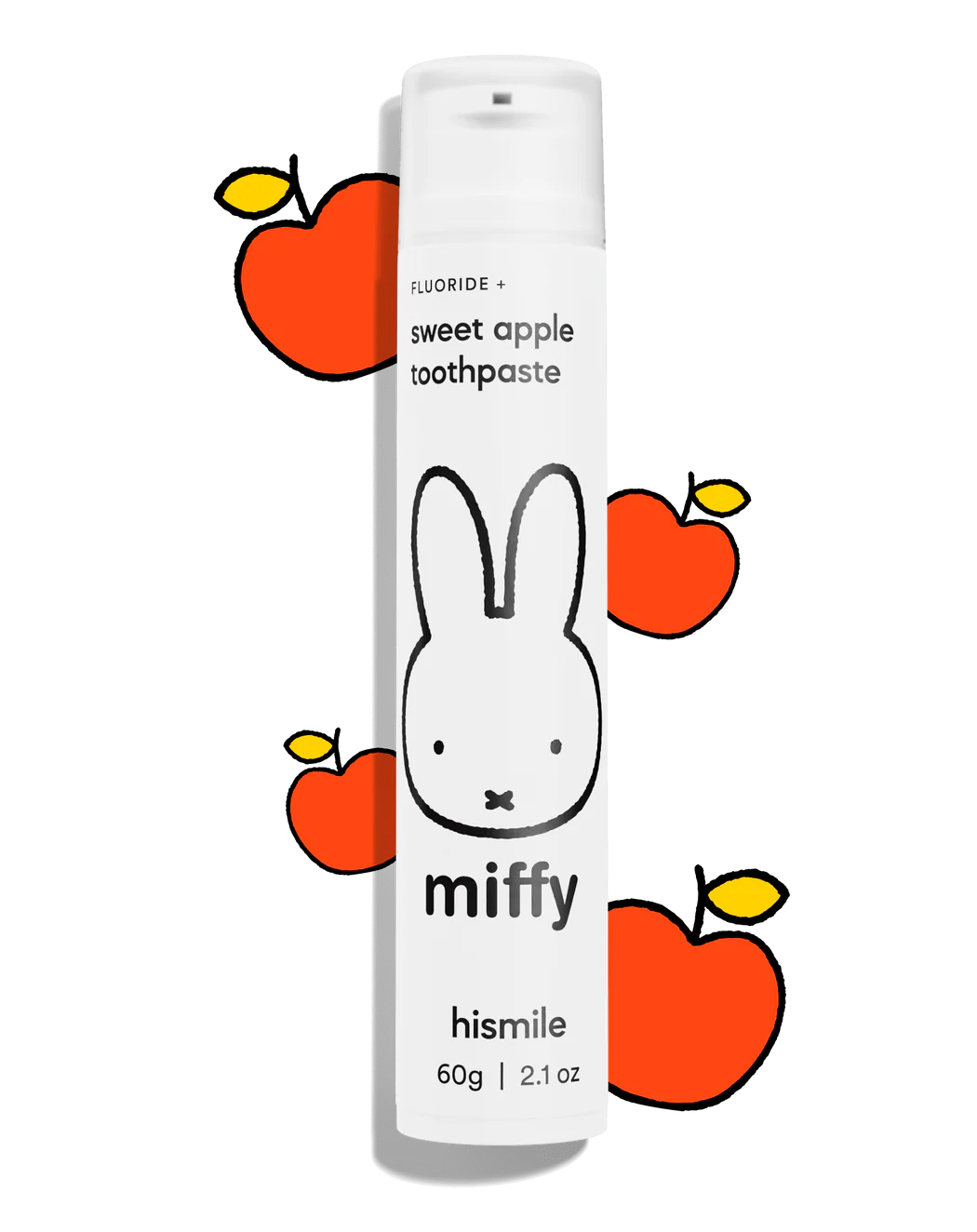 Зубна паста Hismile солодке яблуко Miffy Sweet Apple Toothpaste, 60 г ...
